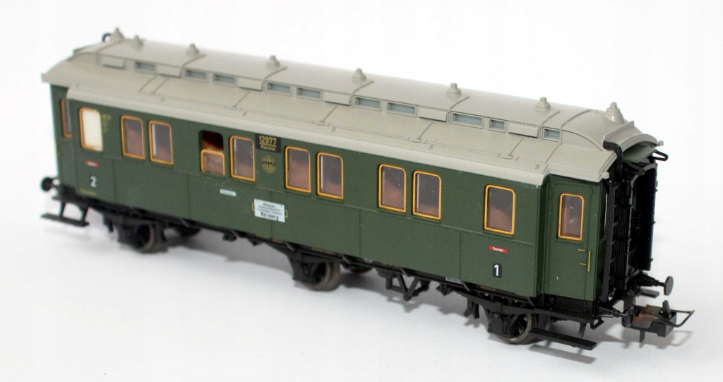 DRG Wagon osobowy 3 os. 12977 TRIX 3732 skala H0 AW - 14863413337 ...