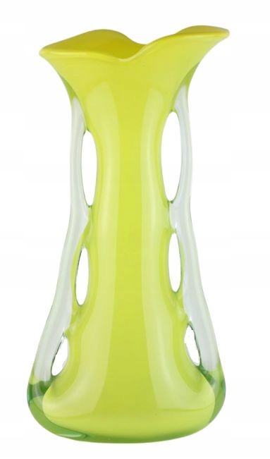 Wazon szklany Płetwa Rekina cytrynowy Tarnowiec - 12035386406 ...