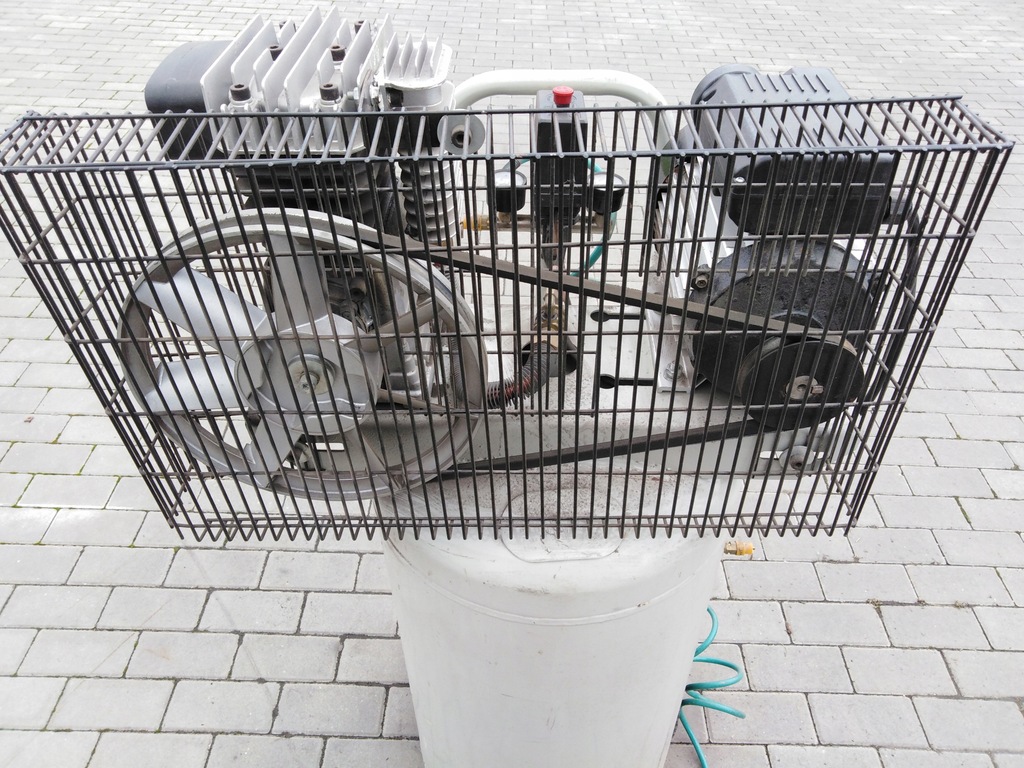 Geko 100l 2,2kw KOMPRESOR pionowy SPRĘRZARKA - 11180371421 - oficjalne ...