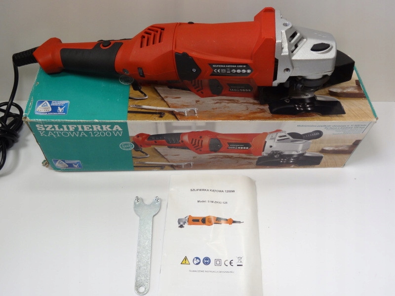 Szlifierka kątowa 1200W S1M-ZK92-125 - 14181627324 - oficjalne archiwum Allegro