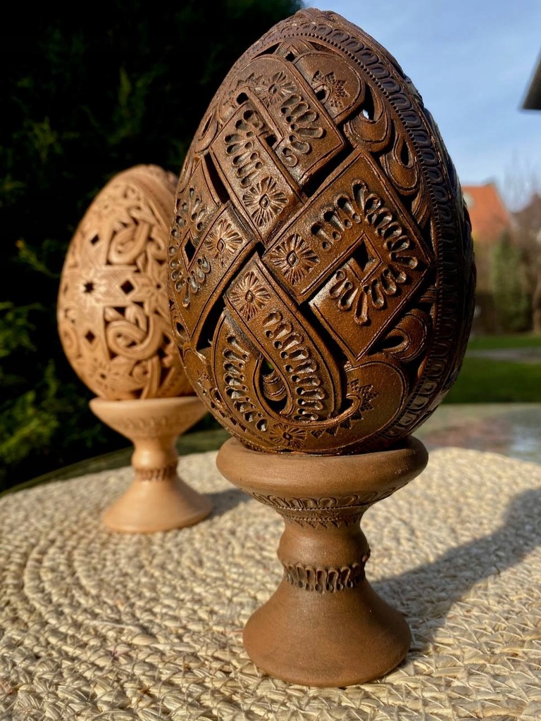 Huculska pisanka mleczna, Ceramika współczesna - 13443094130 ...