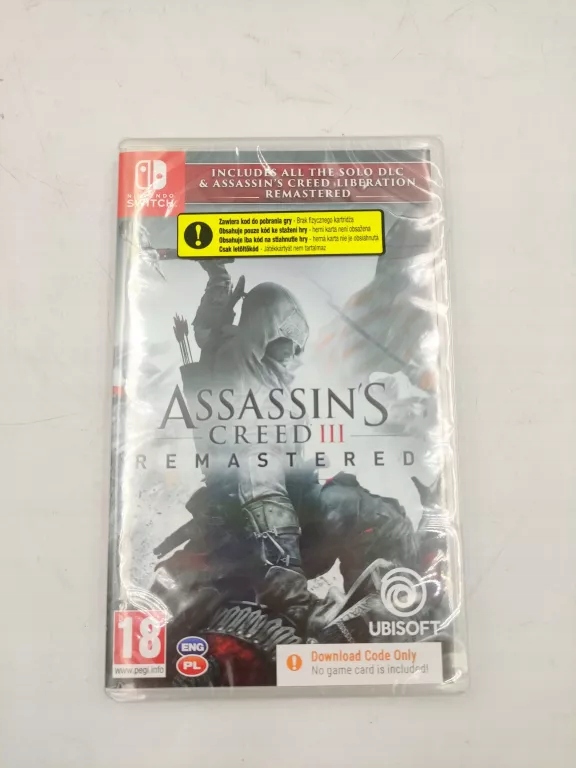GRA ASSASIN'S CREED III REMASTERED NINTENDO SWITCH - 14125892094 ...