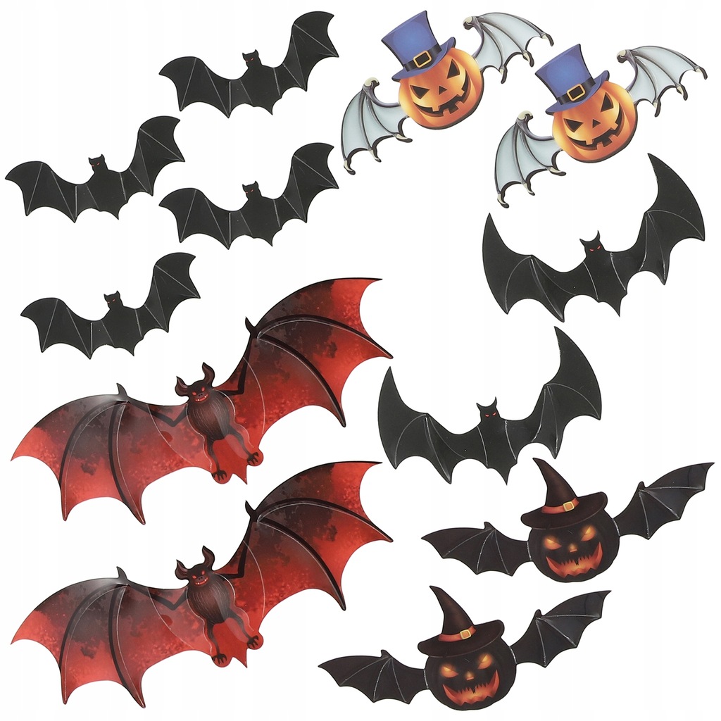 Bat Window Decals Decorative Stickers 6 Set - 14257717457 - oficjalne ...