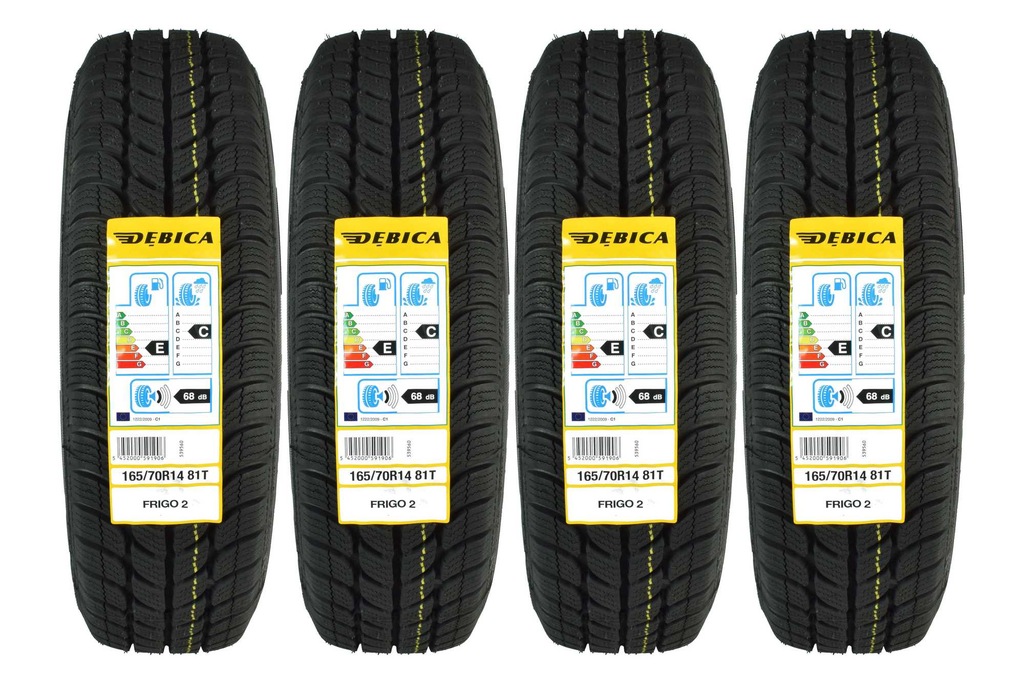 4 NOWE OPONY ZIMOWE 165/70R14 DĘBICA FRIGO 2 - 6950487298 - oficjalne archiwum Allegro