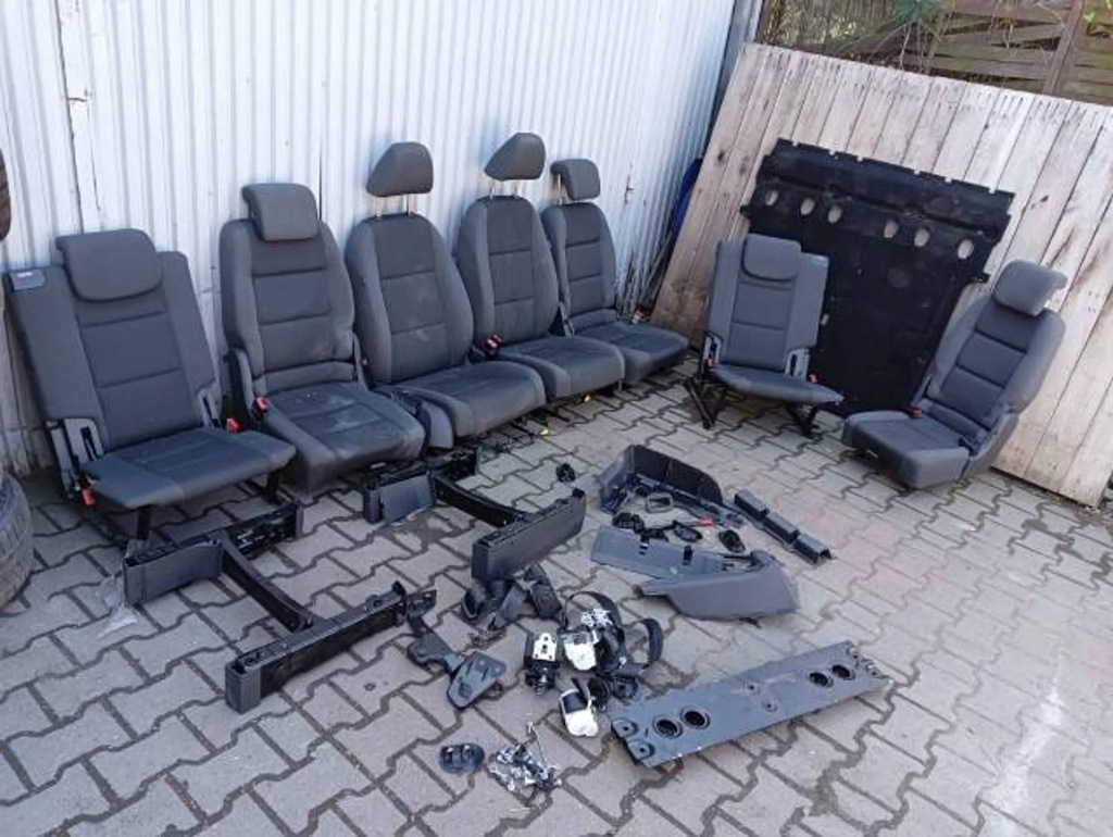 KOMPLET FOTELI PASY VW TOURAN 11r 7 OSÓB - 13678962058 - oficjalne archiwum Allegro