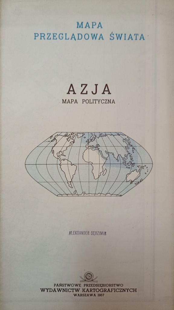 Przeglądowa Mapa Świata - Azja Mapa polityczna - 15473039360 ...
