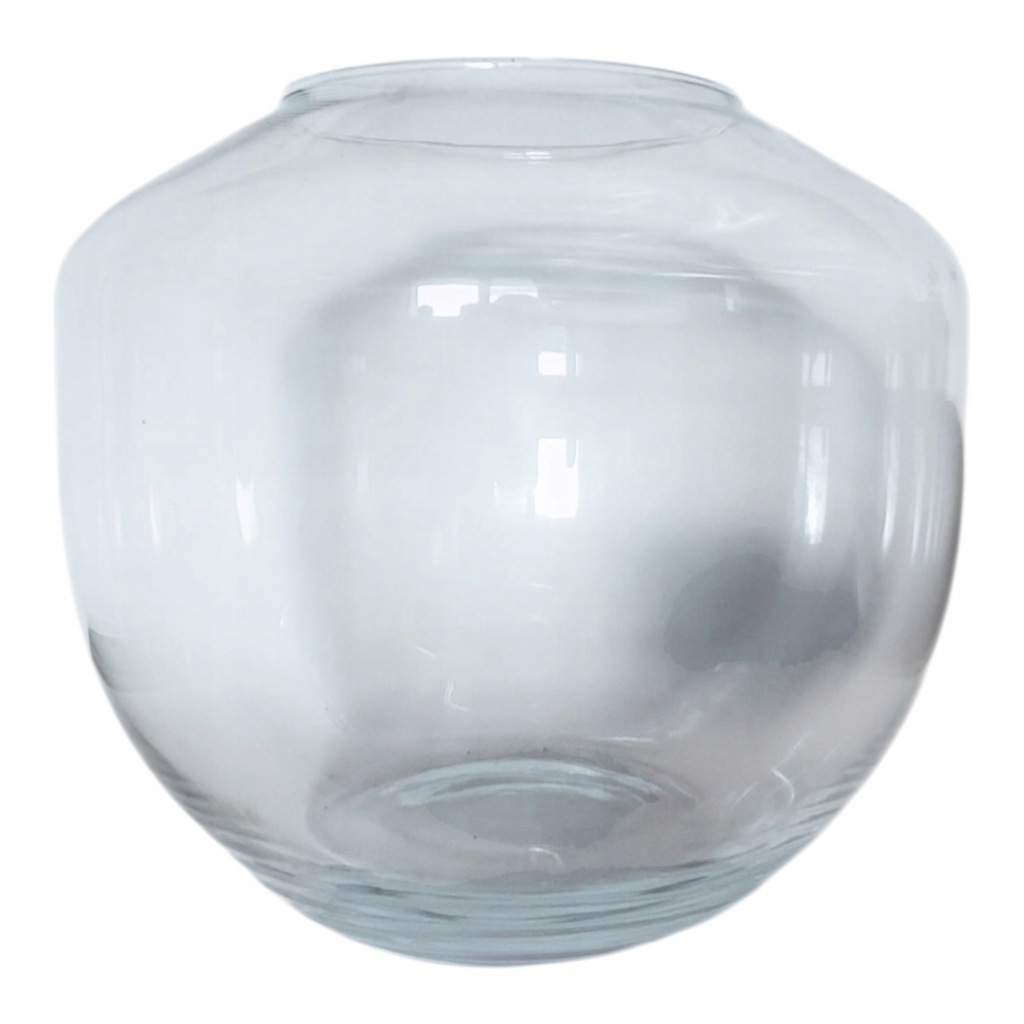 Wazon Szklany Szeroki Okrągły Ufo h24 d25 JMD Group - 15603746943 ...