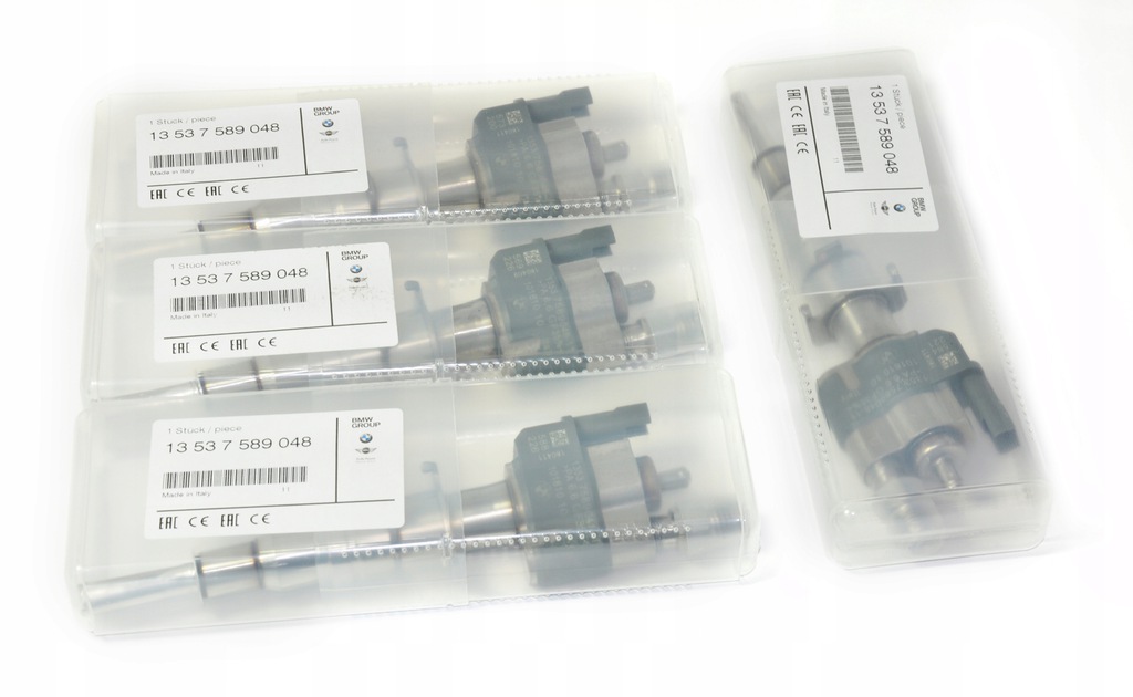 OE BMW 4 X WTRYSKIWACZ BMW 13537589048 E60 E90 F10 - 12575826039 ...