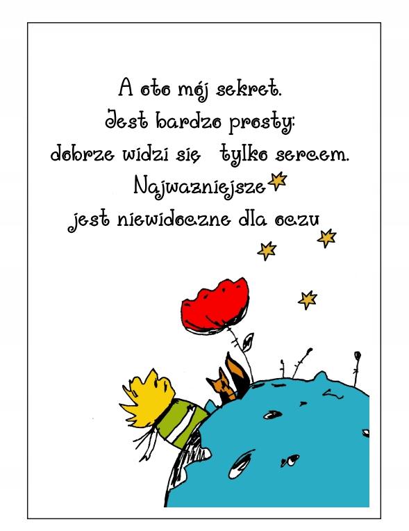 A4 PLAKATY 16 WZORÓW MAŁY KSIĄŻE CYTATY - 11102414694 - oficjalne ...