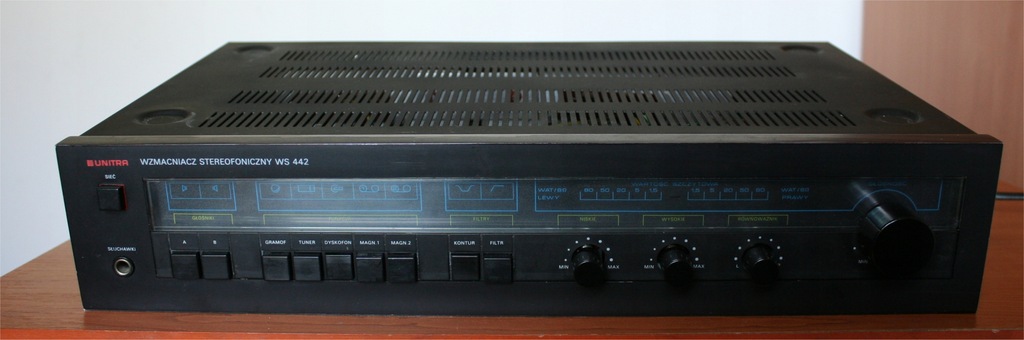 Wzmacniacz UNITRA DIORA WS 442 - logo UNITRA - - 9368535275 - oficjalne archiwum Allegro