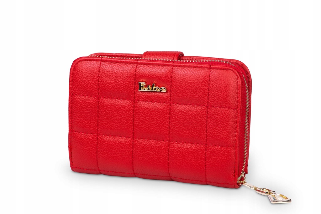 Średni Portfel damski Eslee Czerwony - 13199231250 - oficjalne archiwum ...