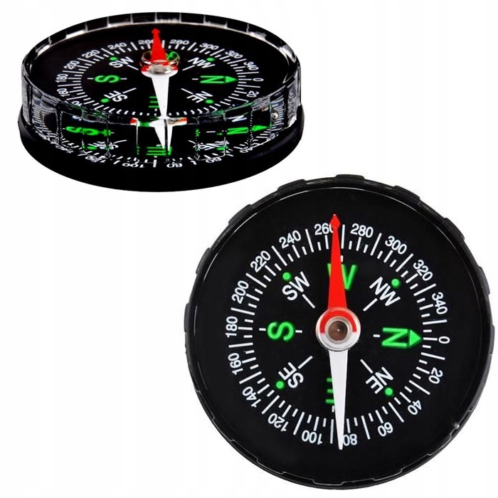 MINI KOMPAS KIESZONKOWY 45mm AKRYLOWY MAŁY - 7979885083 - oficjalne ...