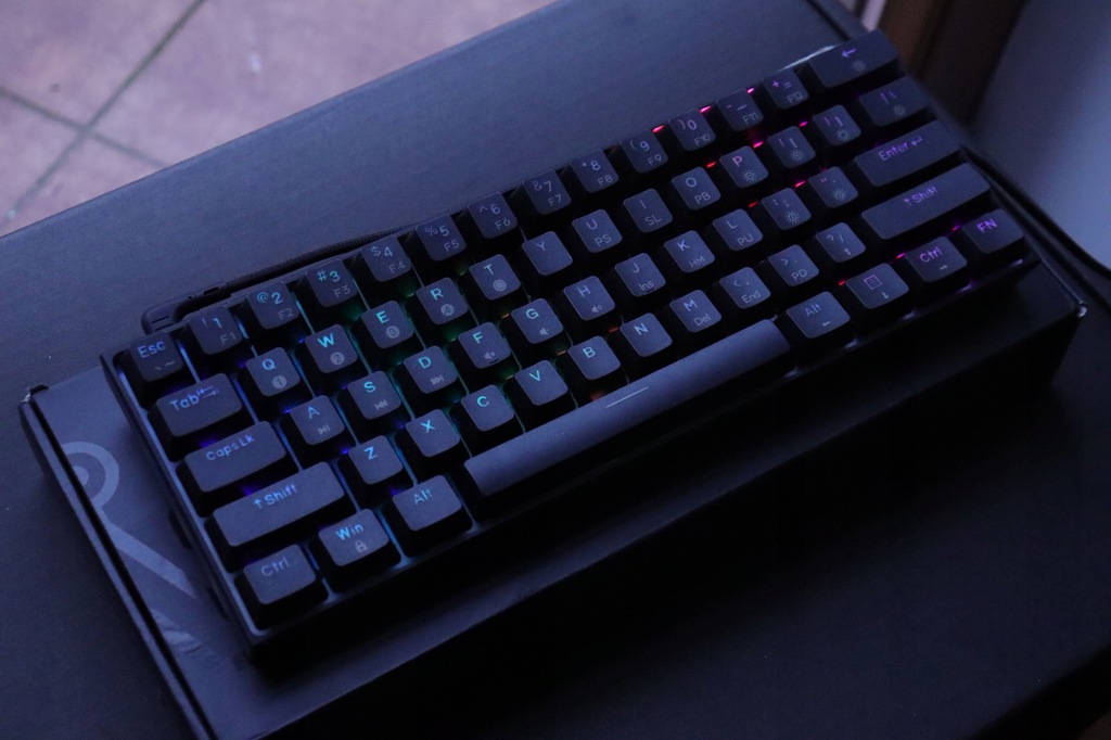 Klawiatura Dierya DK61 Blue Switch RGB QWERTY - 12886479445 - oficjalne ...