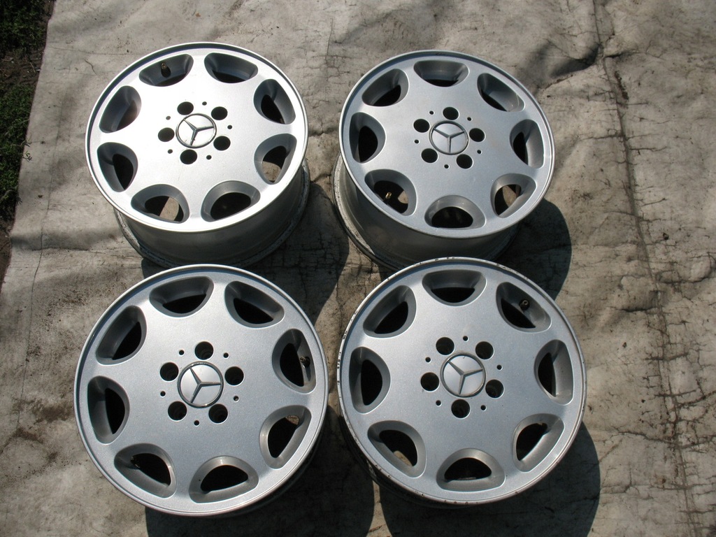 Mercedes w124,w126 felgi aluminiowe 15 kpl. ET36 - 14174044850 - oficjalne archiwum Allegro