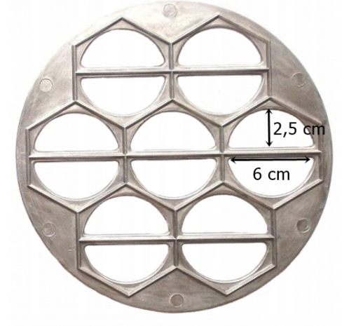 Metalowa forma do pierogów uszek - 11744382211 - oficjalne archiwum Allegro