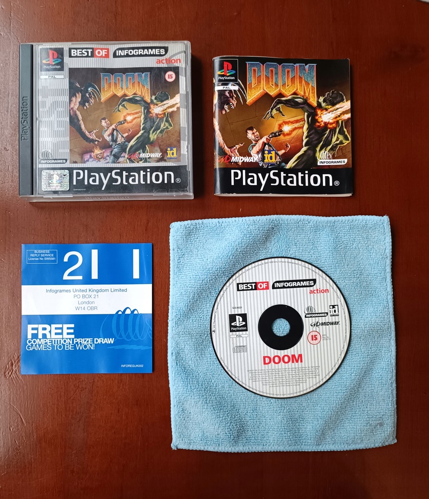 DOOM PSX PS1 PLAYSTATION KOMPLETNA - 13130159282 - oficjalne archiwum ...