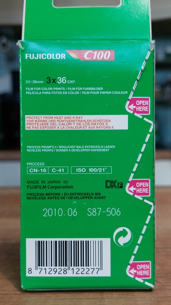 Fuji Fujifilm Fujicolor C100 35mm 36klatek trójpak - 12515467536 ...