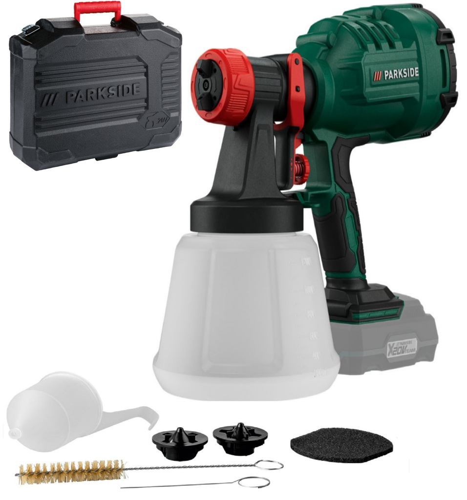 PARKSIDE Akumulatorowy Pistolet do malowania 20V - 14210815547 ...