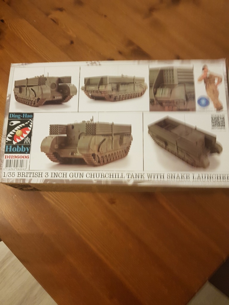 British 3 Inch gun Churchill tank snake launcher - 13171358873 ...