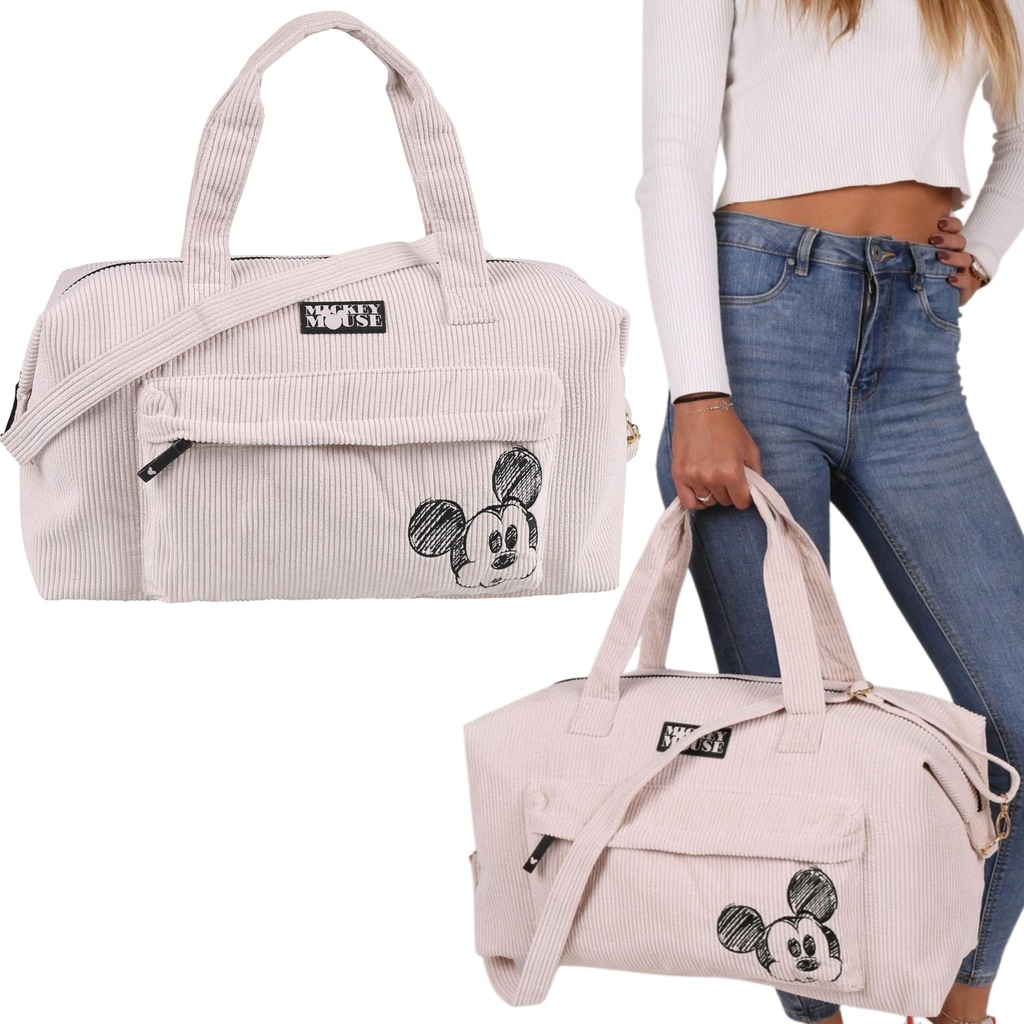 Disney Myszka Mickey Duża torba podróżna 20x26x50 - 12602094146 ...