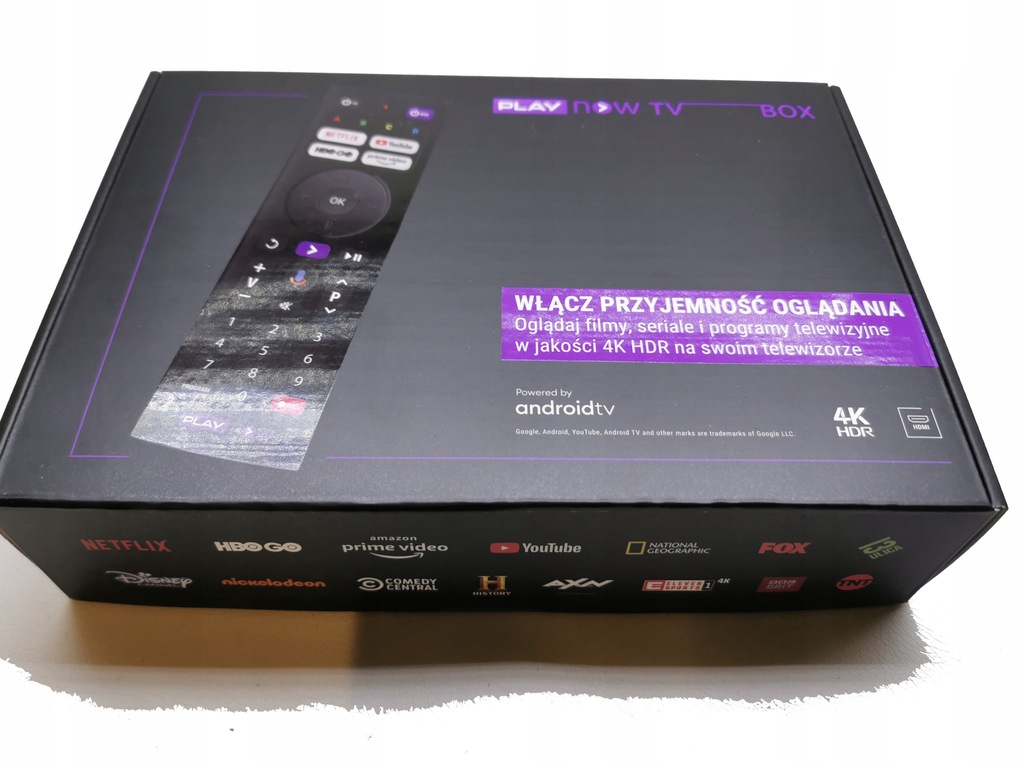NOWY DEKODER PLAY NOW TV BOX 4K ANDROID DVBT - 11534770167 - oficjalne ...