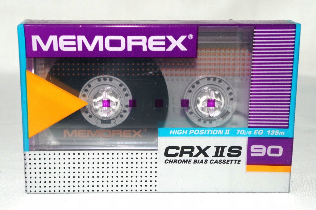MEMOREX CRX II S *C-90* NOWA, UNIKAT z USA 1989r ! - 11855974251 - oficjalne archiwum Allegro