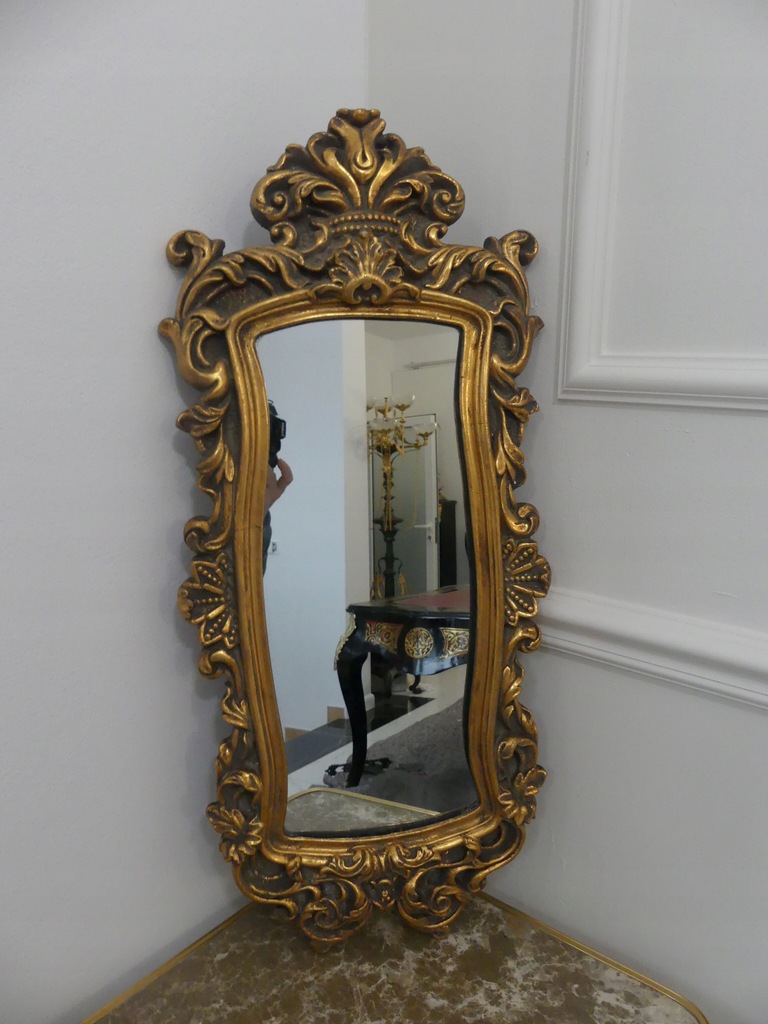 ZŁOTE LUSTRO ŚCIENNE - RAMA podłużna - 13452226744 - oficjalne archiwum ...