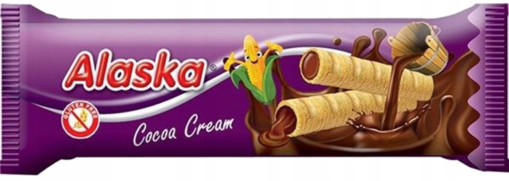 Rurki nadziewane Kakaowe Alaska 18g x 48szt - 12732446704 - oficjalne archiwum Allegro