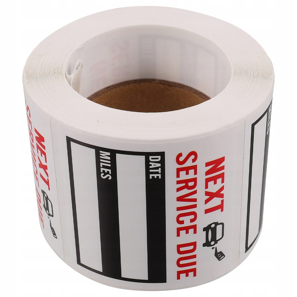 Car Service Sticker Adhesive Oil Change Label - 13908531146 - oficjalne ...