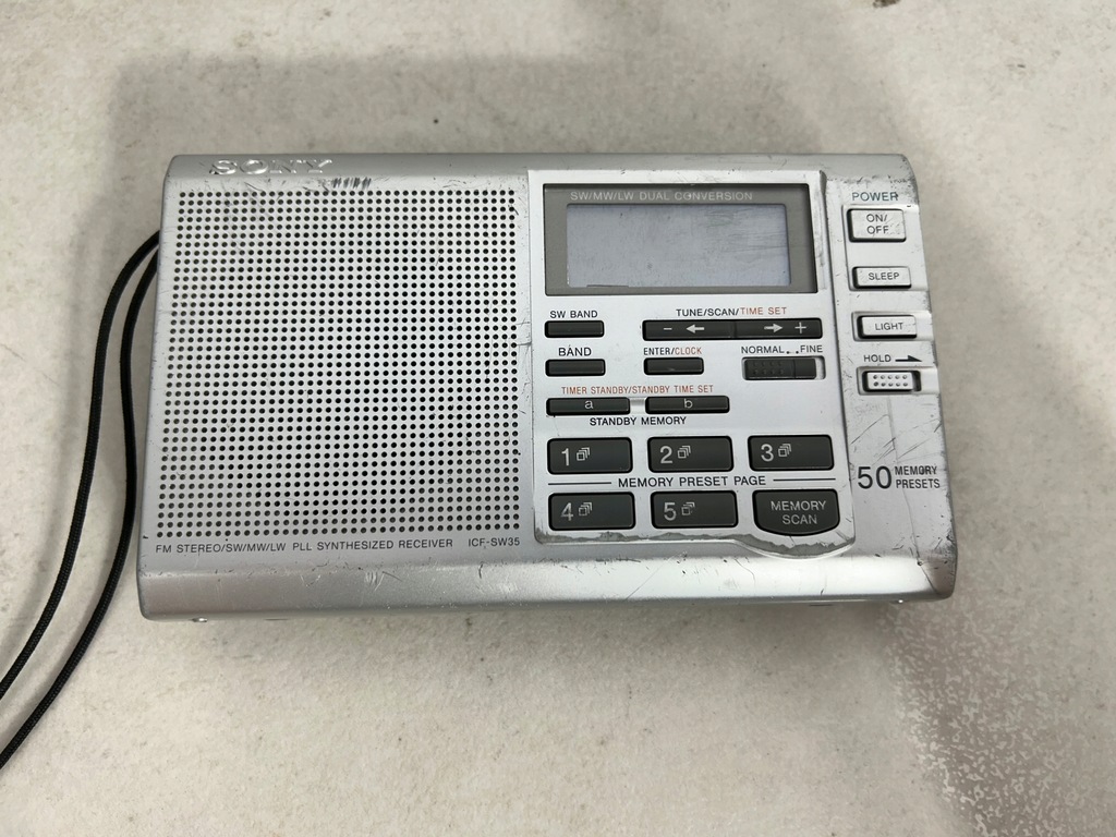 Radio wielozakresowe globalne Sony ICF-SW35 - 13724716105 - oficjalne ...