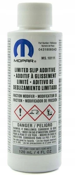 OLEJ MOPAR LIMITED SLIP ADDITIVE TYLNY MOST LSD - 15406666414 ...