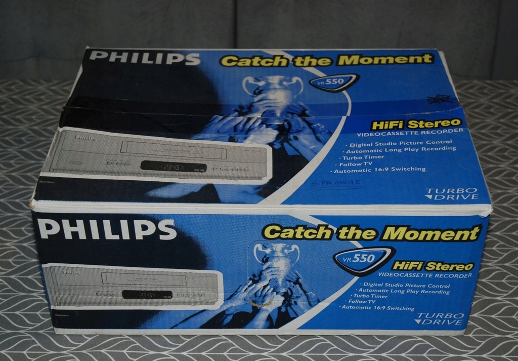 PHILIPS * VR-550 * magnetowid * video * VHS - 11092813518 - oficjalne archiwum Allegro