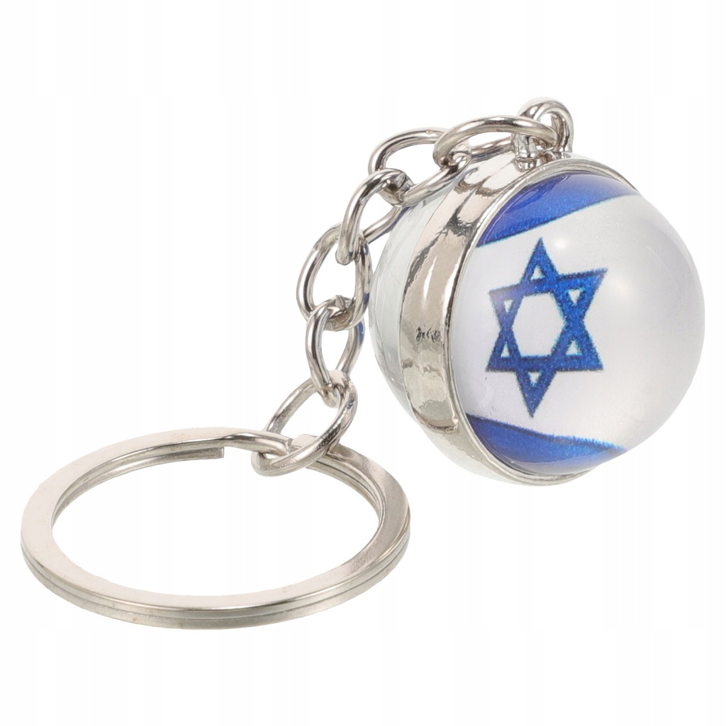 ISRAEL KEYCHAIN DOUBLE SIDE KEY CHAIN METAL KEY - 15358527409 ...