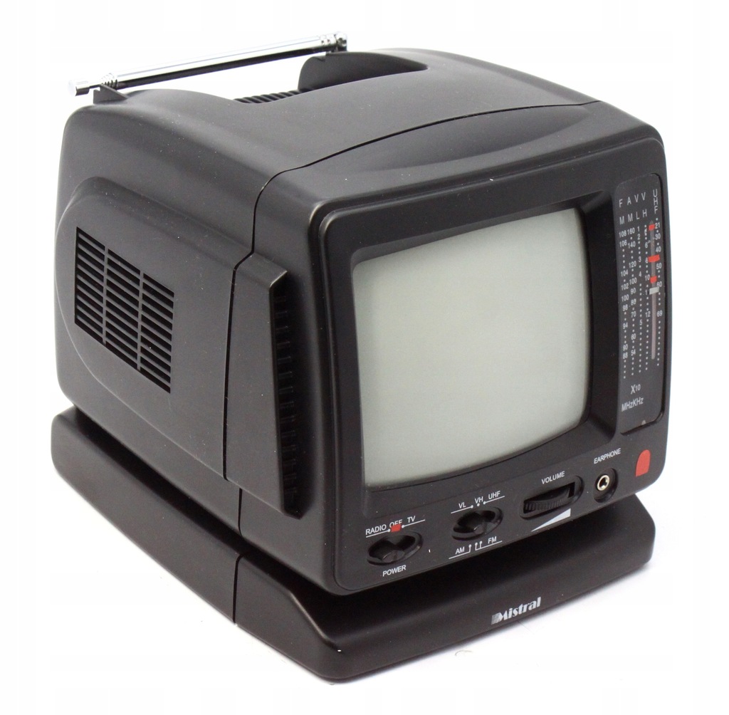 Mini Telewizor 5,5 cala Mistral TV 502R Radio 12V - 12821972401 ...