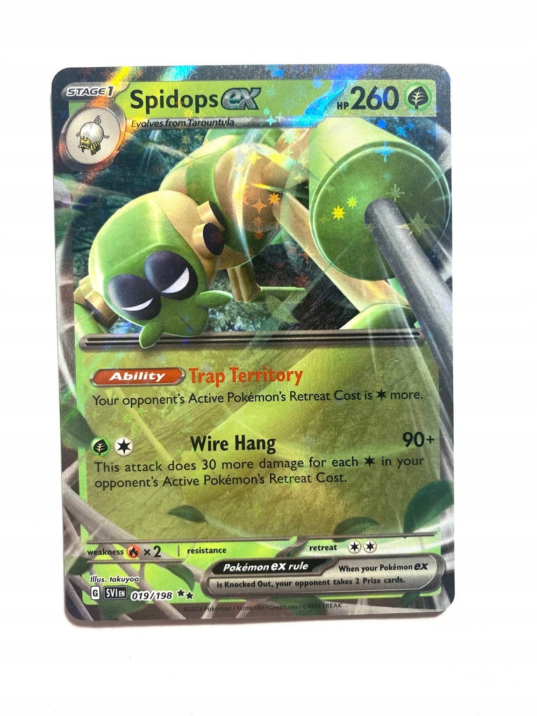 Scarlet & Violet Ultra Rare 019/198 Spidops EX - 13500020635 ...