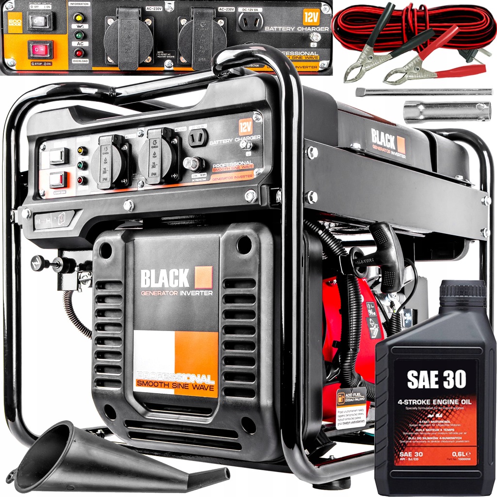 GENERATOR INWERTOROWY 5500W AGREGAT PRĄDOTWÓRCZY - 12544287046 - oficjalne archiwum Allegro