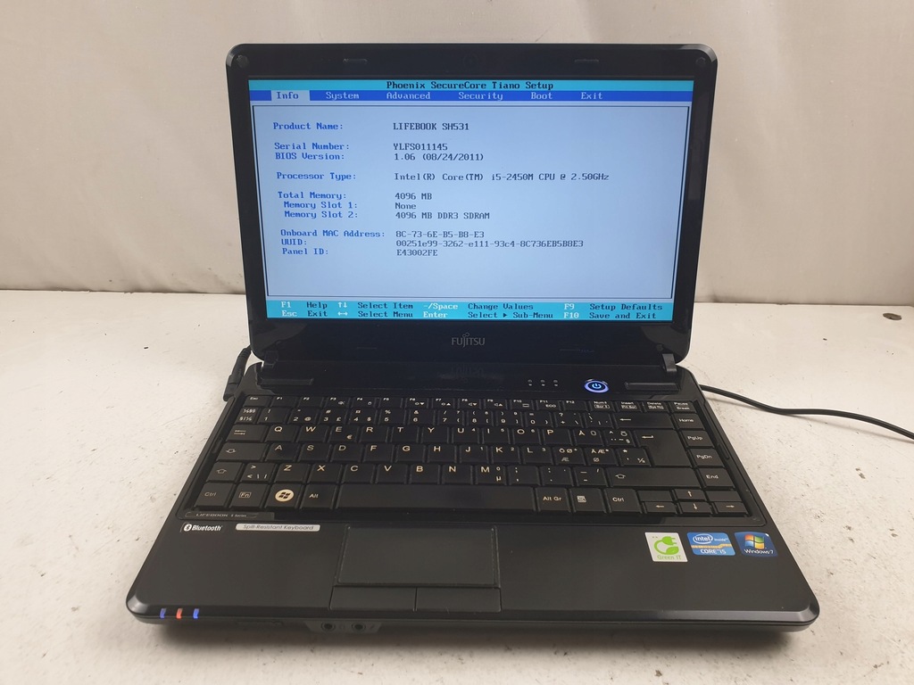 Fujitsu Lifebook SH531 i5 (2042438) - 12600848180 - oficjalne archiwum ...