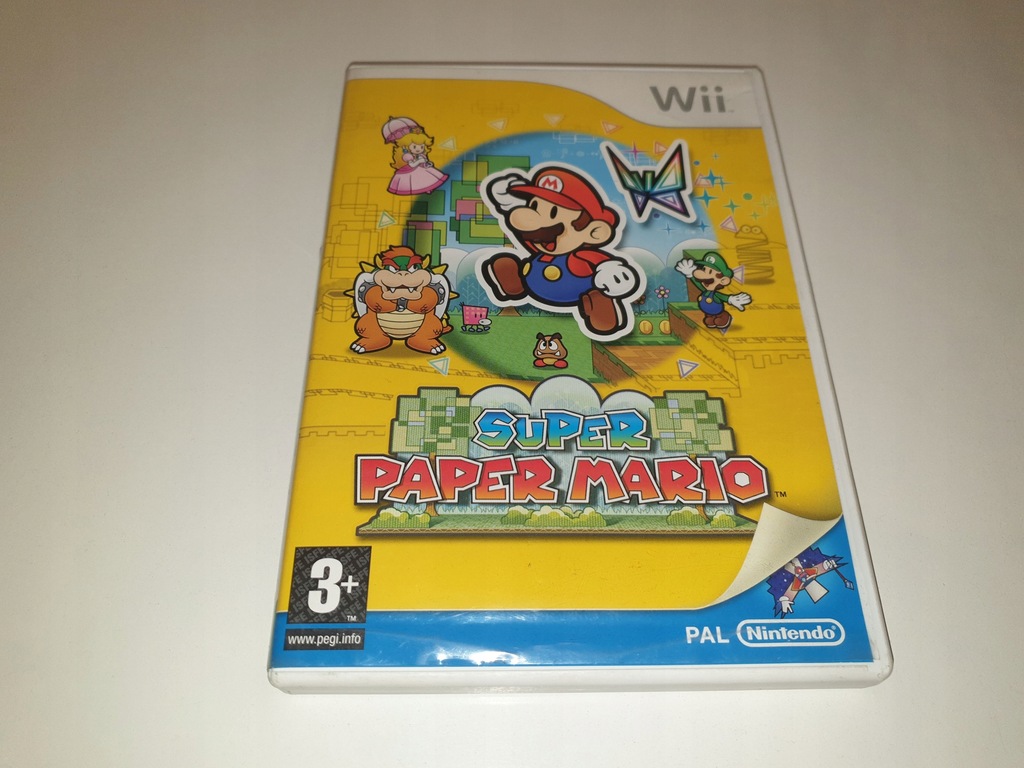 SUPER PAPER MARIO NINTENDO WII UNIKAT - 12257653005 - oficjalne ...