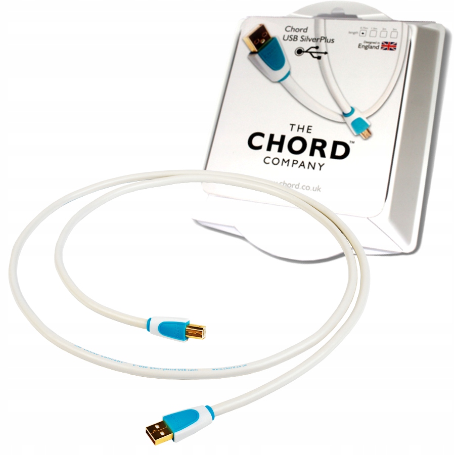 Kabel audio CHORD USB A-B DAC cyfrowy 1.5m - 12476688242 - oficjalne ...