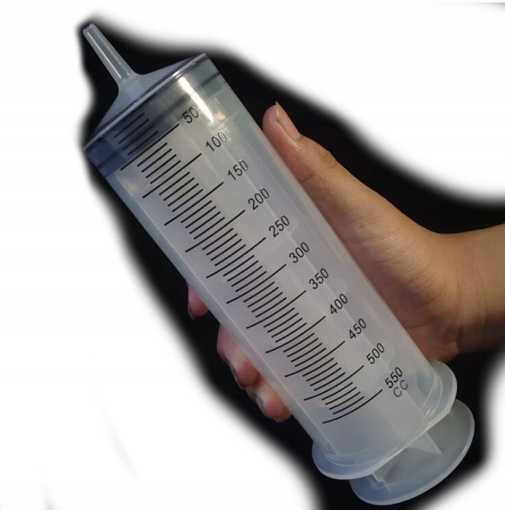 DUZA Strzykawka 550ml strzykawka wielokrotnego uży - 11028150714 - oficjalne archiwum Allegro