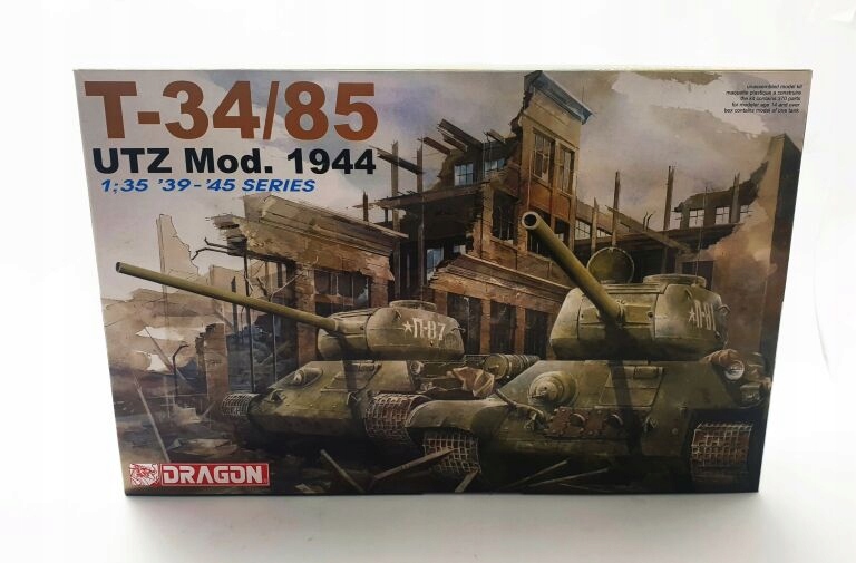 DRAGON 6203 MODEL CZOŁGU T-34/85 UTZ MOD.1944 - 11601688031 - oficjalne ...