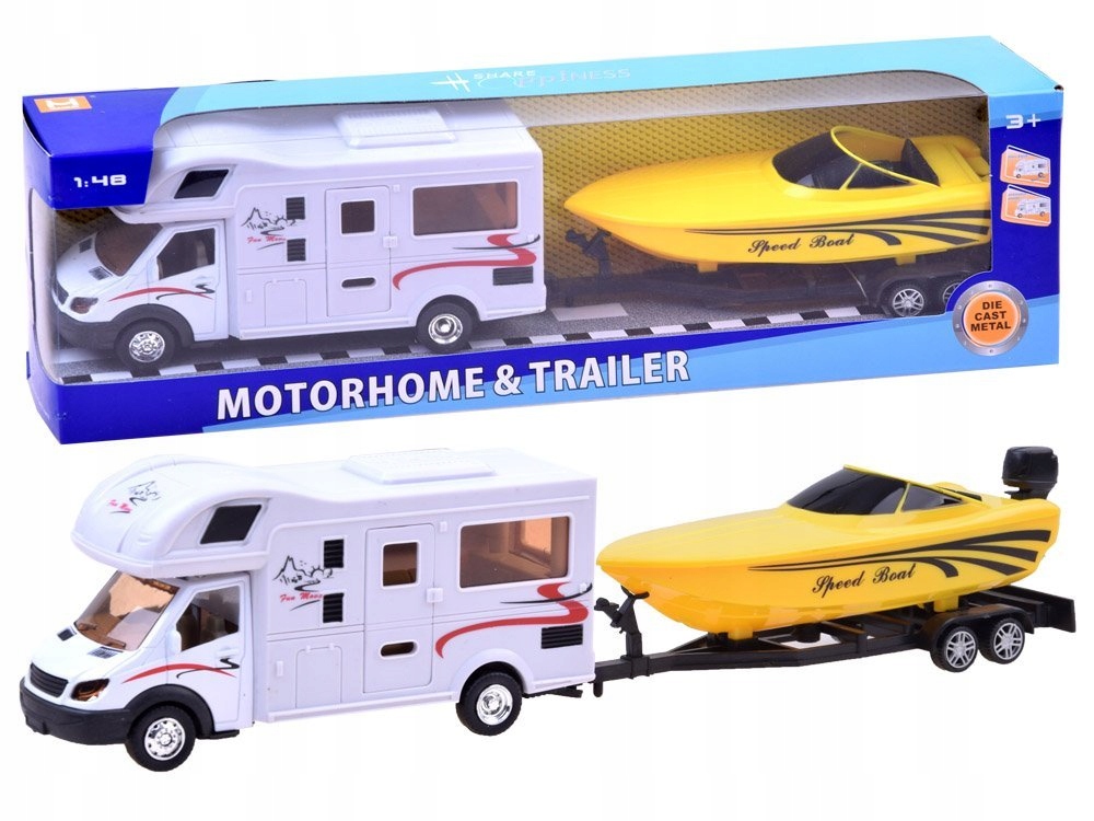 Auto Kamper kempingowy + laweta i motorówka - 10914892764 - oficjalne ...