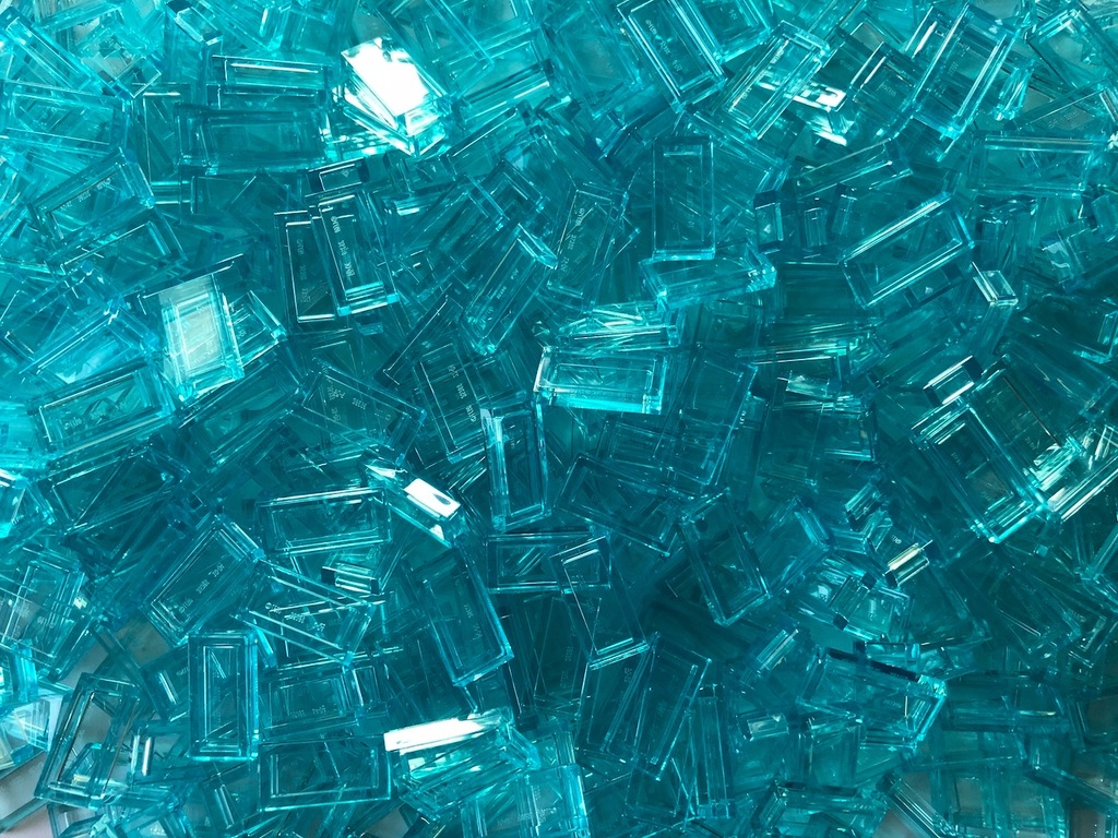 LEGO 1x2 Tile 3069b Trans-Light Blue 40 SZT NOWE - 11188866917 ...
