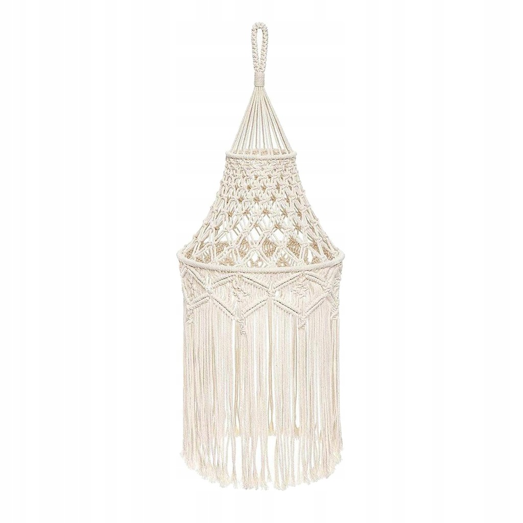 Chic Macrame klosz do lampy Boho wisząca lampa - 11308877863 ...