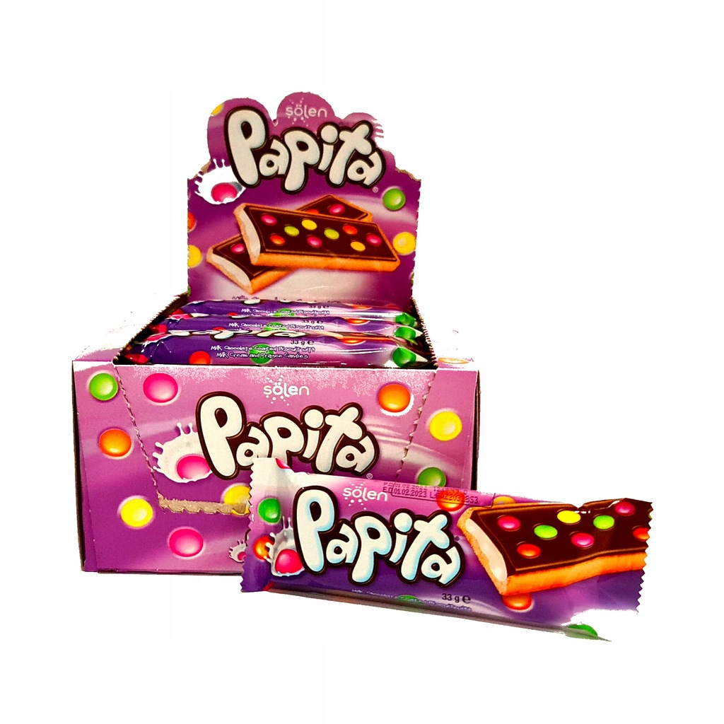 BATON MLECZNY Z DRAŻAMI 33G PAPITA - 12060022037 - oficjalne archiwum ...