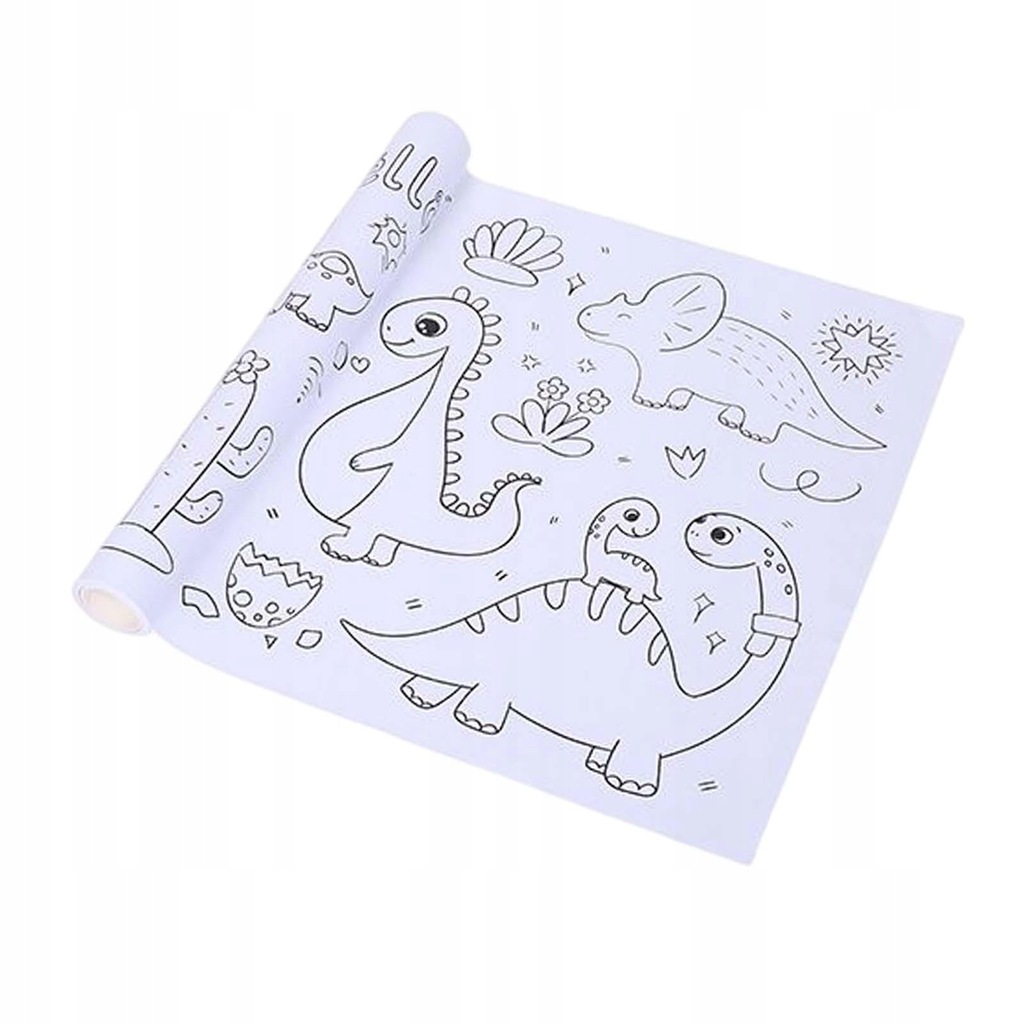 Coloring Paper Roll Continuous Coloring Dinosaur - 12962164846 ...