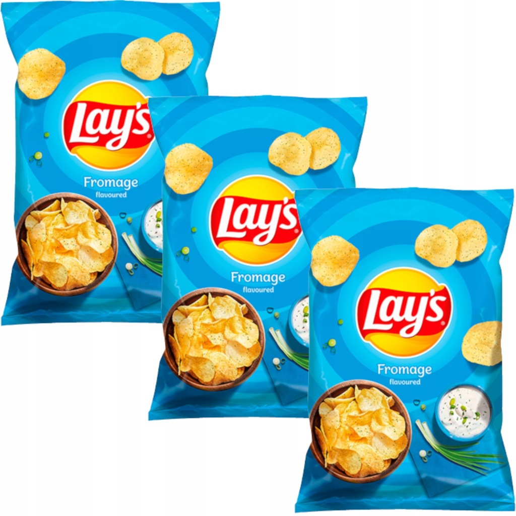 Lay's Lays Fromage Chipsy śmietankowe 3x140g - 11594767480 - oficjalne ... Lay's Lays Fromage Chipsy śmietankowe 3x140g - 11594767480 - oficjalne ...