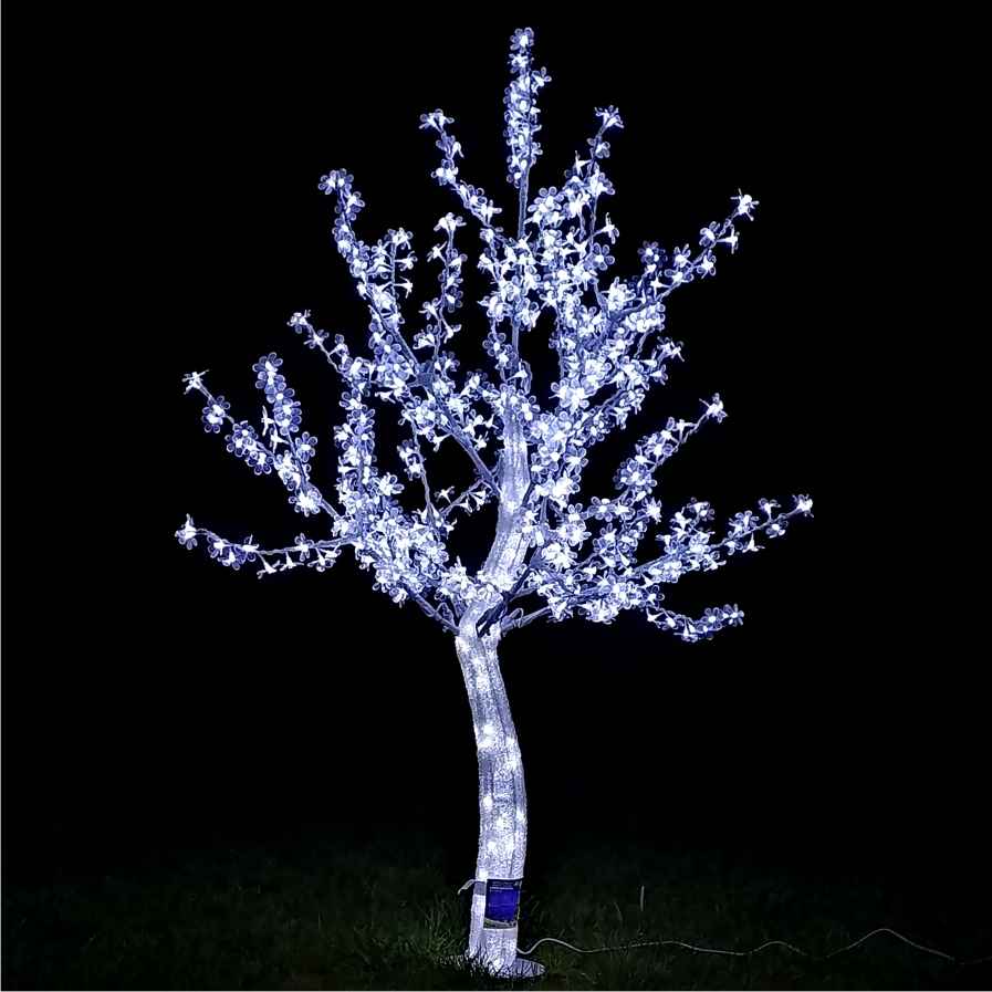 DRZEWKO LED ogrodowe zewnętrzne 180 cm BIAŁE ZIMNE - 12906644815 ...