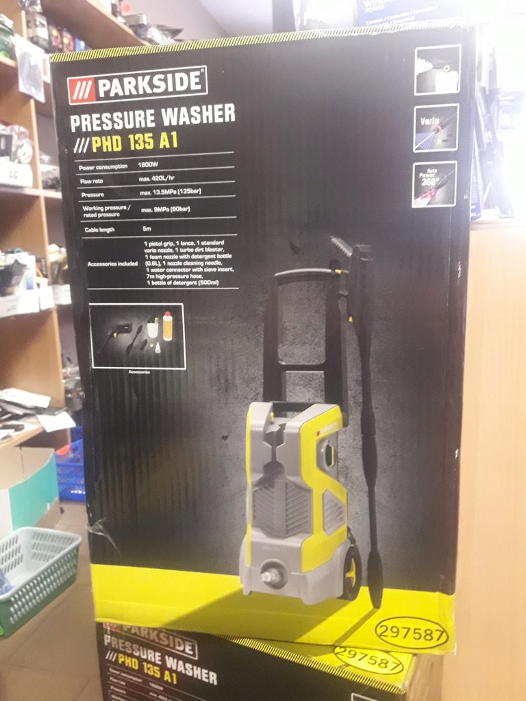 MYJKA CIŚNIENIOWA PARKSIDE PHD 135 A1 - 7544170952 - oficjalne archiwum Allegro