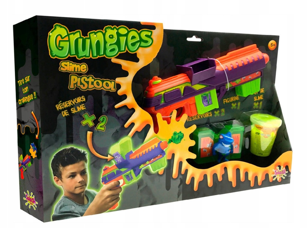 GRUNGIES SLIME BLASTER /pistolet 5 + - 8122197721 - oficjalne archiwum ...